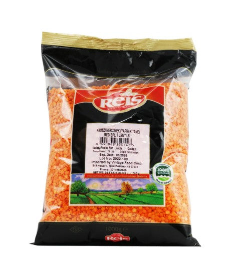 Red Split Lentil | Reis | 1Kg – TurkishMart